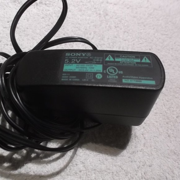 Sony | Other | Sony Ac Power Adapter E522 52v Input Ac10240v 50 60hz ...